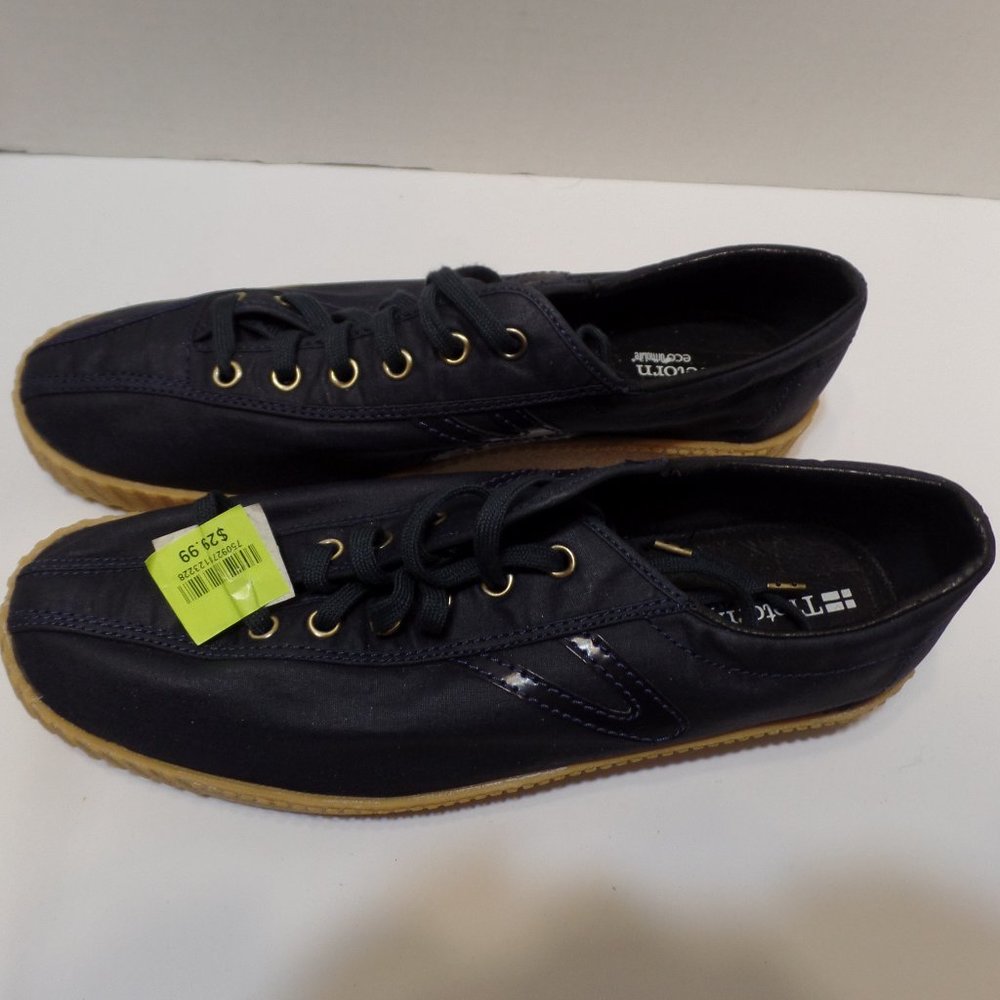 New Tretorn Eco Ortholite Dark Blue Fabric Shoes - Gem